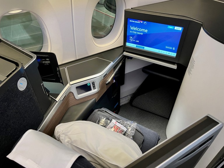 Review: British Airways Club Suite Business Class A350-1000, Vancouver ...