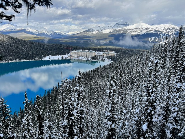 Winter Hiking the Lake Louise Fairview Lookout Trail, Banff National ...