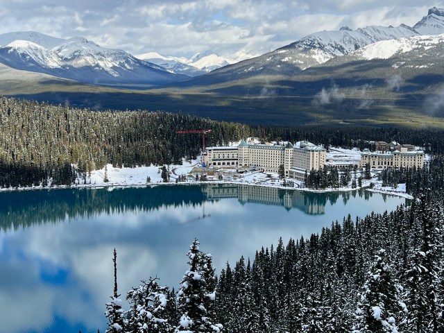 Winter Hiking the Lake Louise Fairview Lookout Trail, Banff National ...