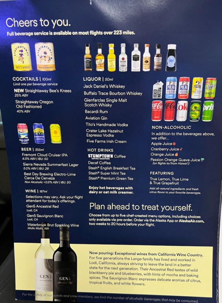 Review: Alaska Airlines New First Class B737-9 Max, Las Vegas – Seattle ...